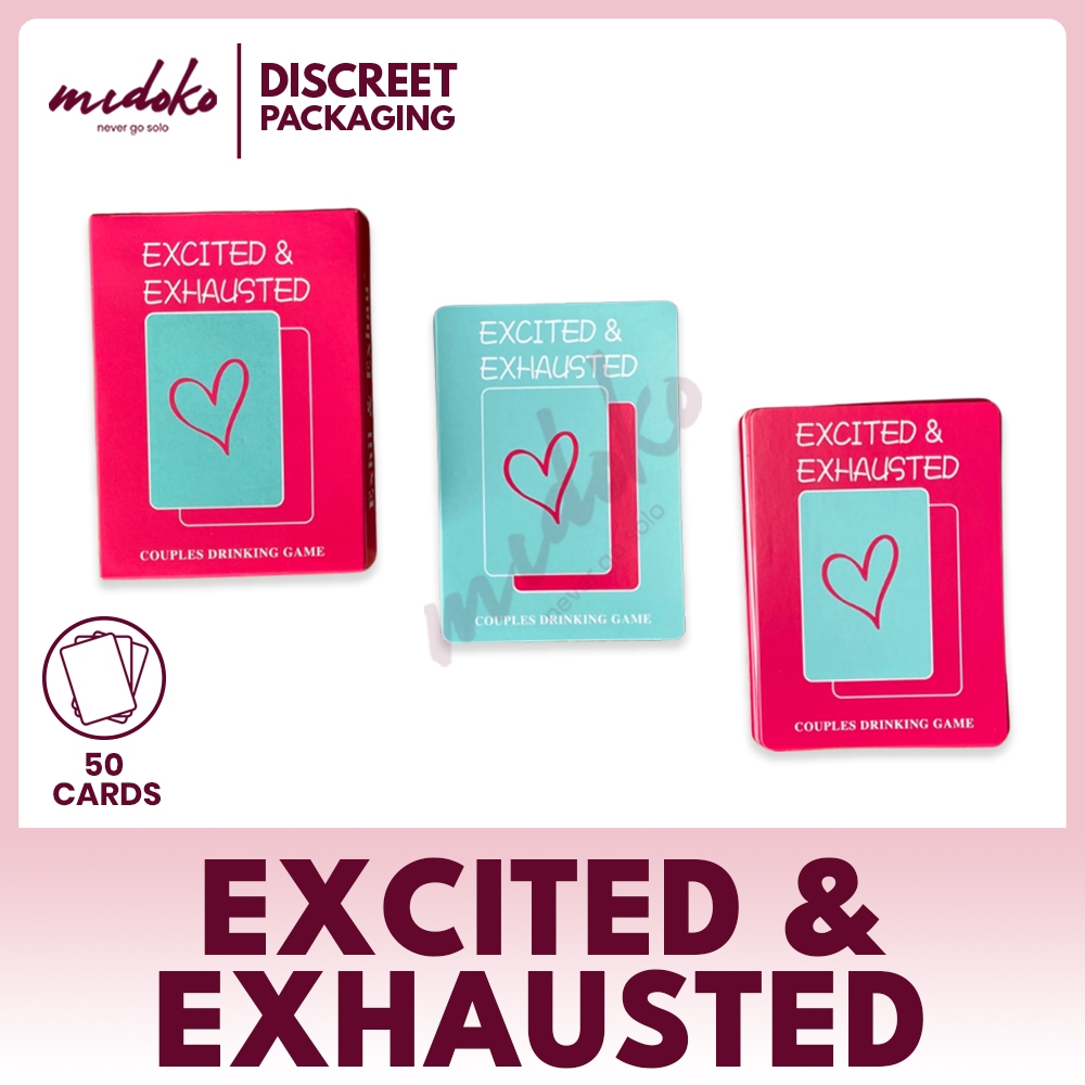 Midoko Excited & Exhausted: Couples Card Game for Fun and Connection ...