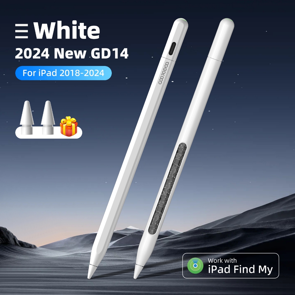 GOOJODOQ GD14 Stylus Pen for iPad Pencil 1st 2 Air 6 5 4 M2 Pro11 10th ...