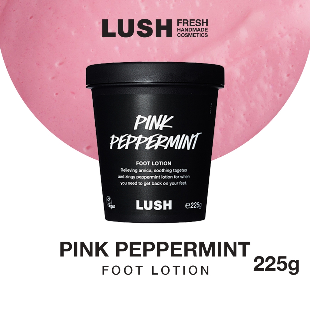 LUSH Pink Peppermint Foot Lotion 225g (Cooling) (Soothing) | Shopee Philippines
