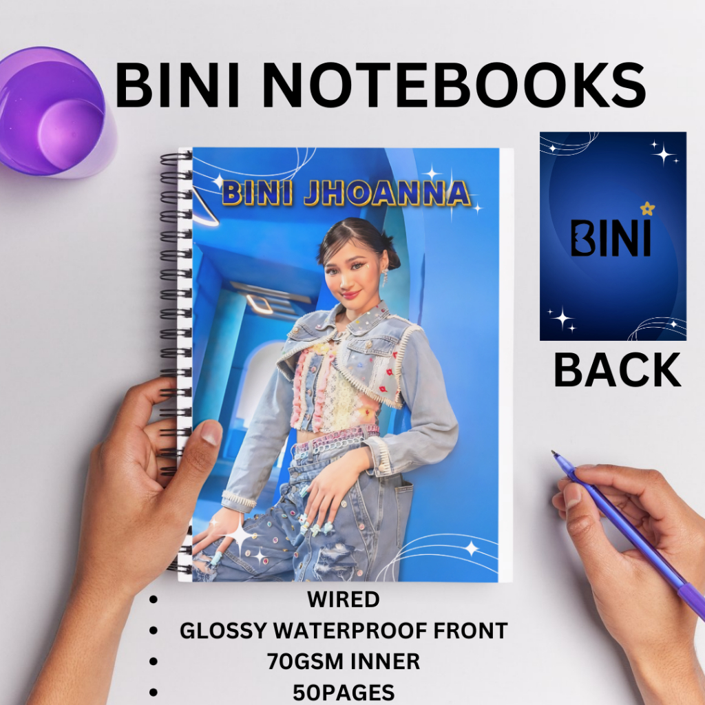 LUCSMARTprintsNcrafts CUSTOMIZED FANMADE BINI INSPIRED A4 NOTEBOOKS ...