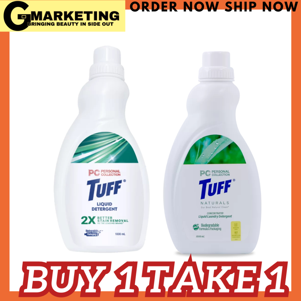 tuff LIQUID LAUNDRY DETERGENT 1000 ML - BUY 1 TAKE 1 | Shopee Philippines