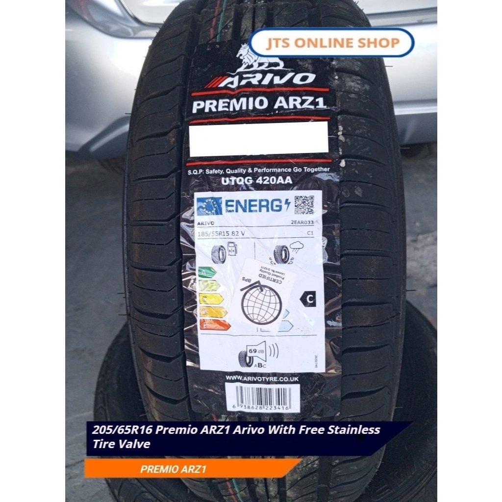 205/65R16 Premio ARZ1 Arivo With Free Stainless Tire Valve (PRE-ORDER) | Shopee Philippines