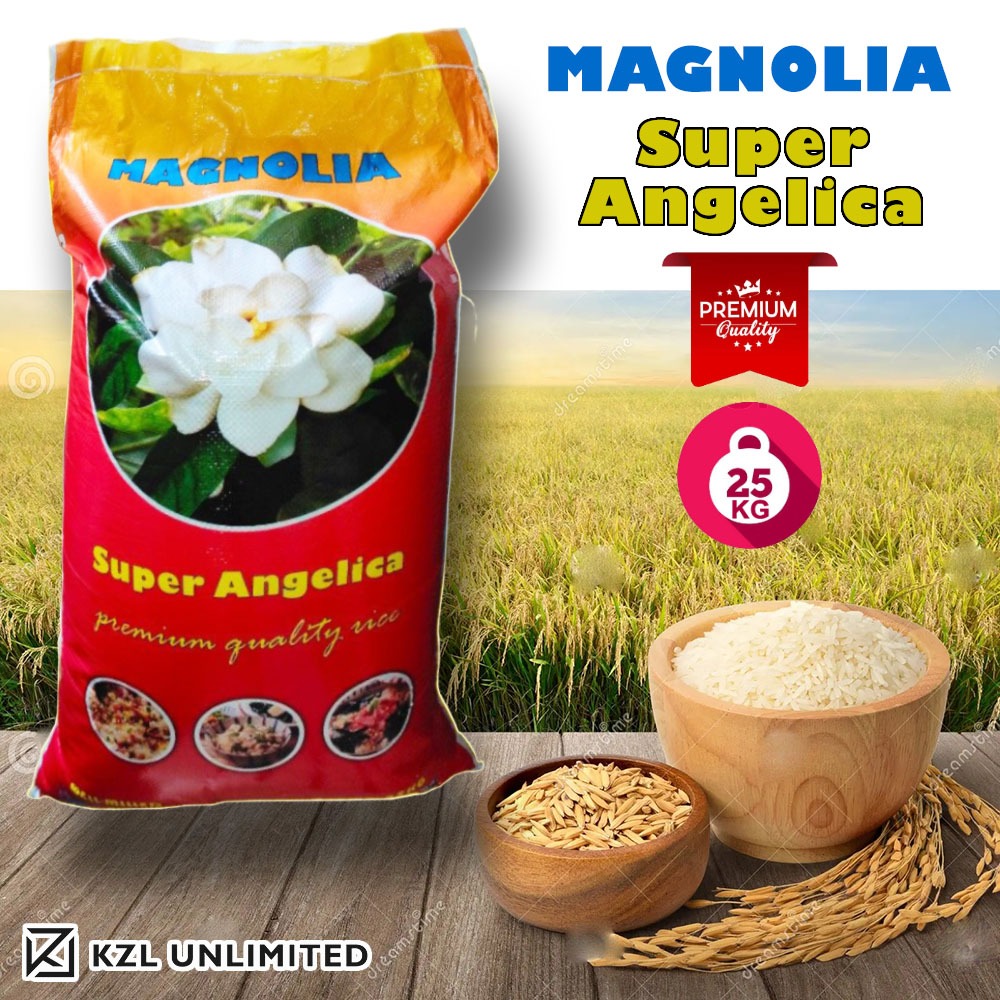 KZLU Magnolia 25kg Super Angelica Premium Quality White Rice from Local ...