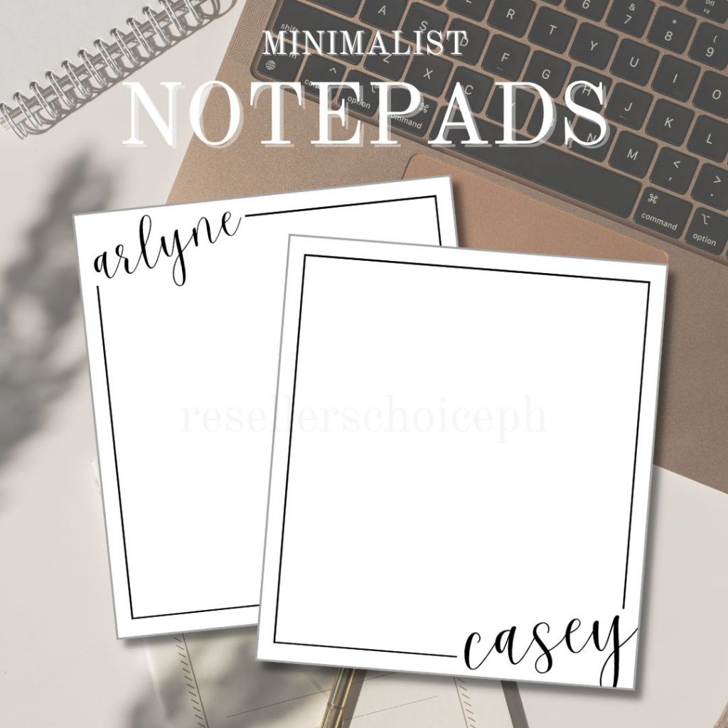 MINIMALIST NOTEPADS [50 SHEETS] CLASSIC DESIGN | Shopee Philippines