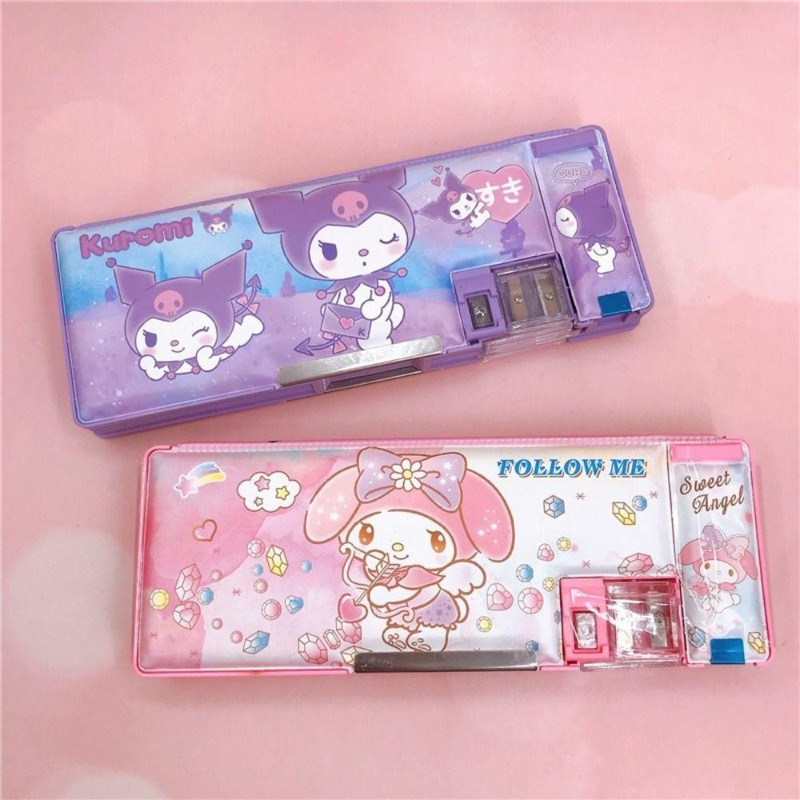 Kuromi, Melody Two-sided Pencil Case, Cute Waterproof Multifunctional ...