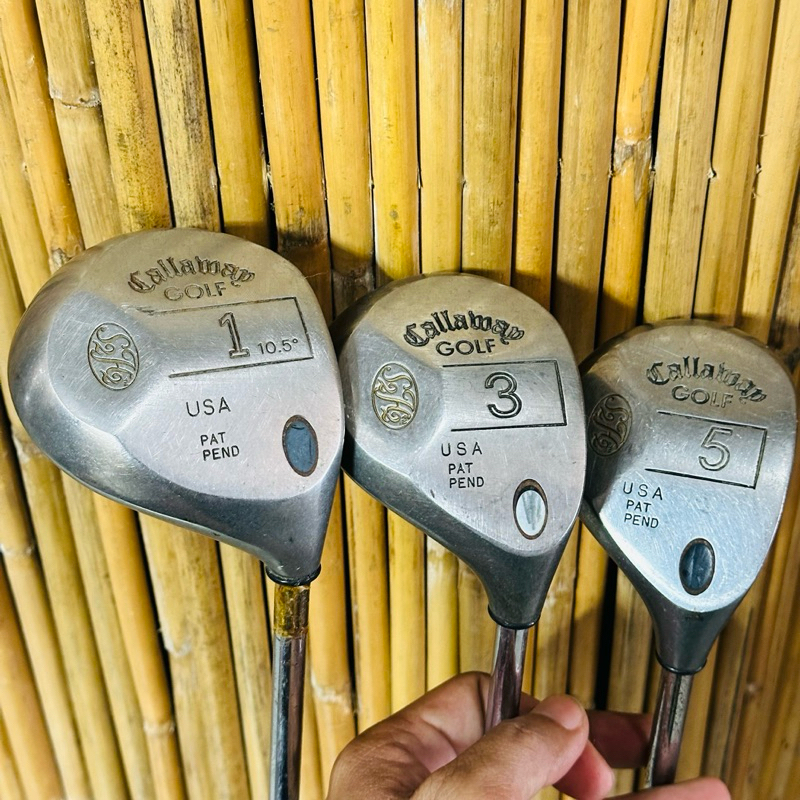 CALLAWAY GOLF S2H2 Driver Set 3 & 5 Fairway Wood USA Pat Pend ...