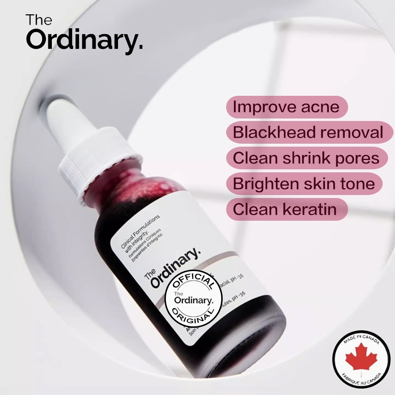 The Ordinary aha+ bha Peeling Solution Pore Minimizer Blackhead Remover ...