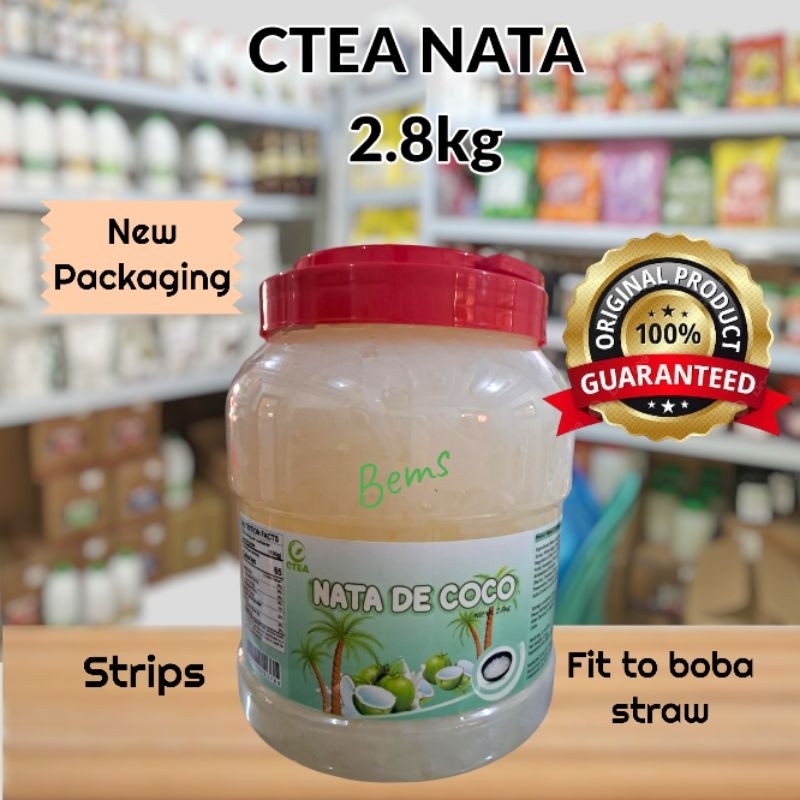 Ctea Nata de Coco Strips Crystals Add ons for milktea and fruit tea ...