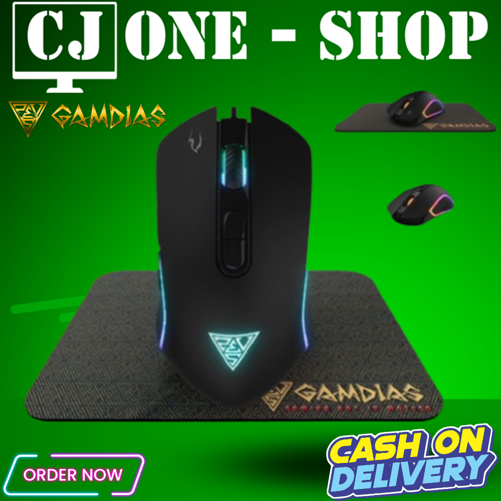 Gamdias Zeus E3 Mouse with Mousepad INTRINSIC DESIGN, RGB breathing ...
