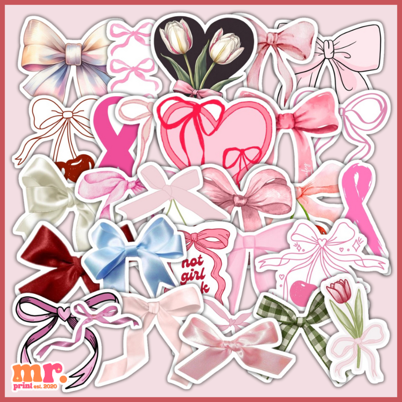RIBBONS VOL 1 STICKERS CUTE COQUETTE GIRLY WATERPROOF STICKER | Shopee ...