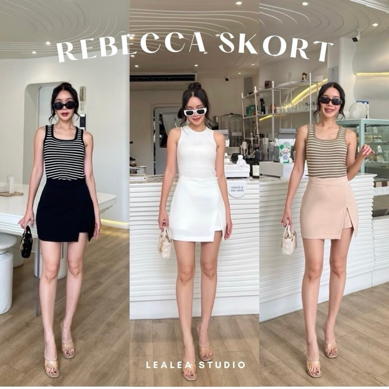 ONHAND: BKK LEALEA STUDIO “REBECCA” SKORT (S-3XL) | mnl.tees | Shopee Philippines
