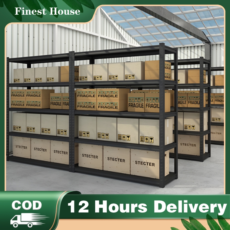 【Load 660KG】Adjustable Height Steel Rack Metal Boltless Rack 5/6 Layer ...