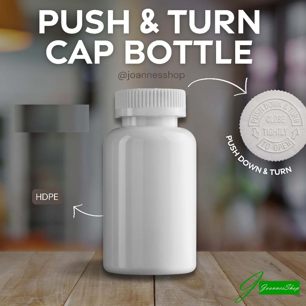 PUSH & TURN CAP BOTTLE | Shopee Philippines