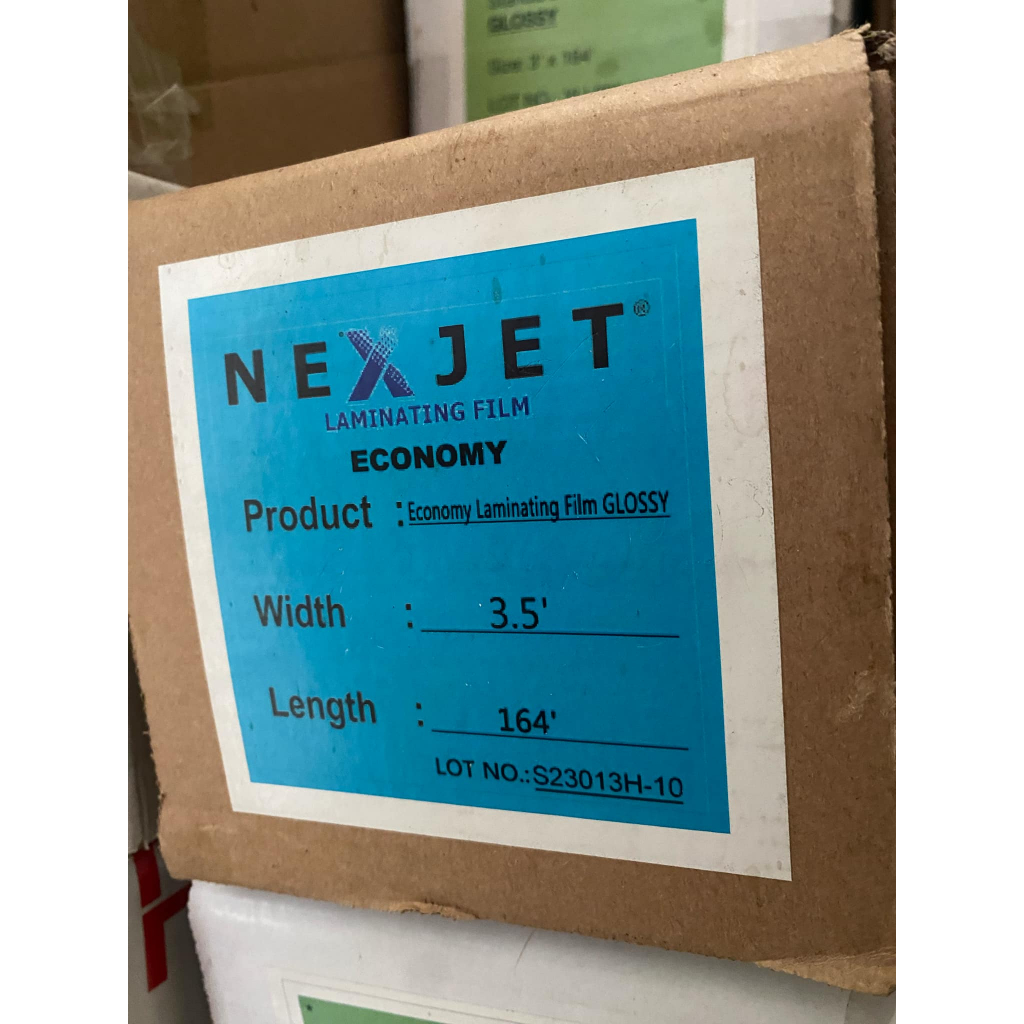 STANDARD AND ECONOMY Nexjet Cold Laminating Film 3.5ft x 164ft | Shopee ...