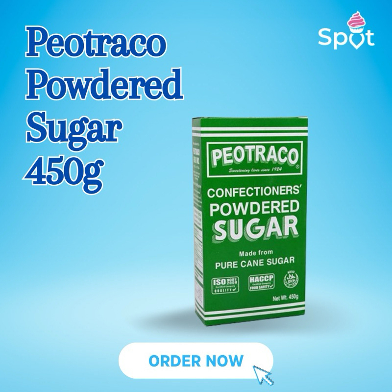 Peotraco Confectioners Powdered Sugar 450g | Shopee Philippines