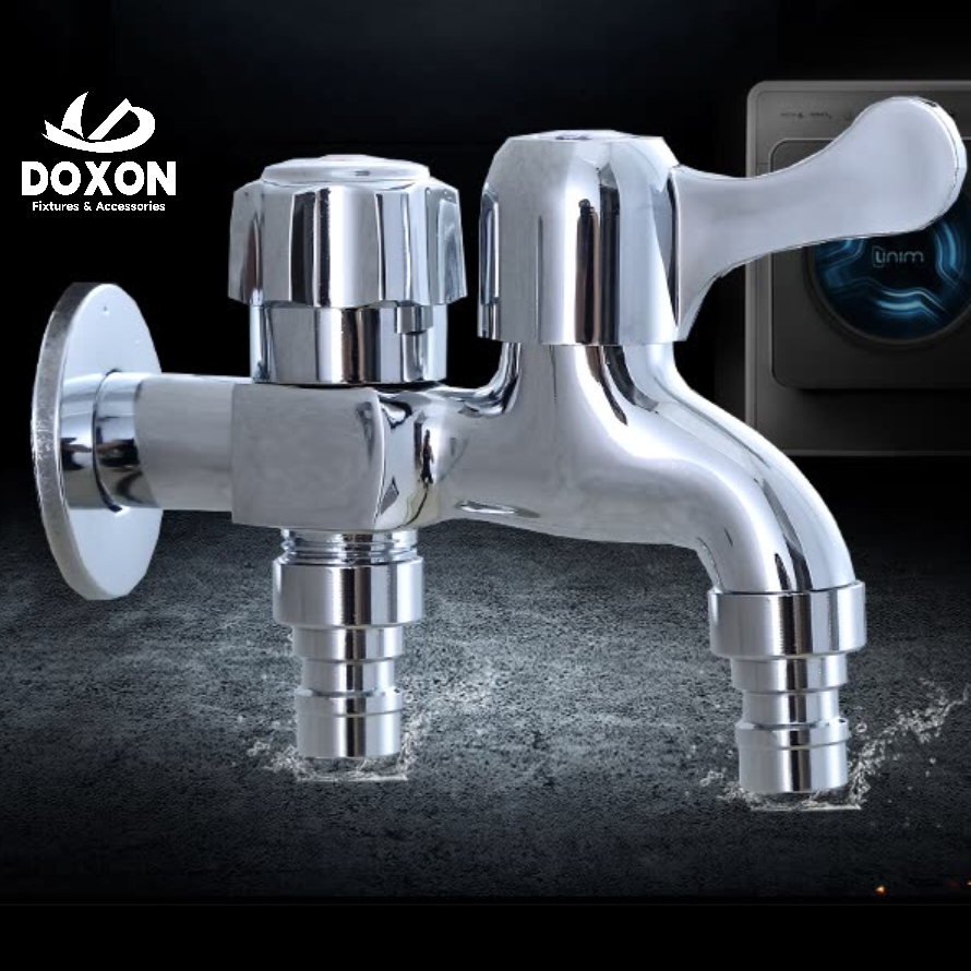 DOXON Dual Function Tap Faucet Cold Tap Washing Machine Faucet Two Way Bathroom Faucet | Shopee ...