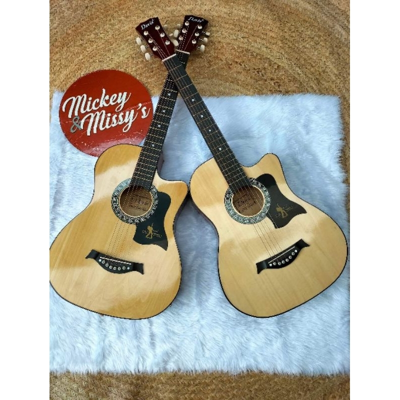 Davis Acoustic Guitar JG38c EQ2 Complete Package Promo Beginner ...