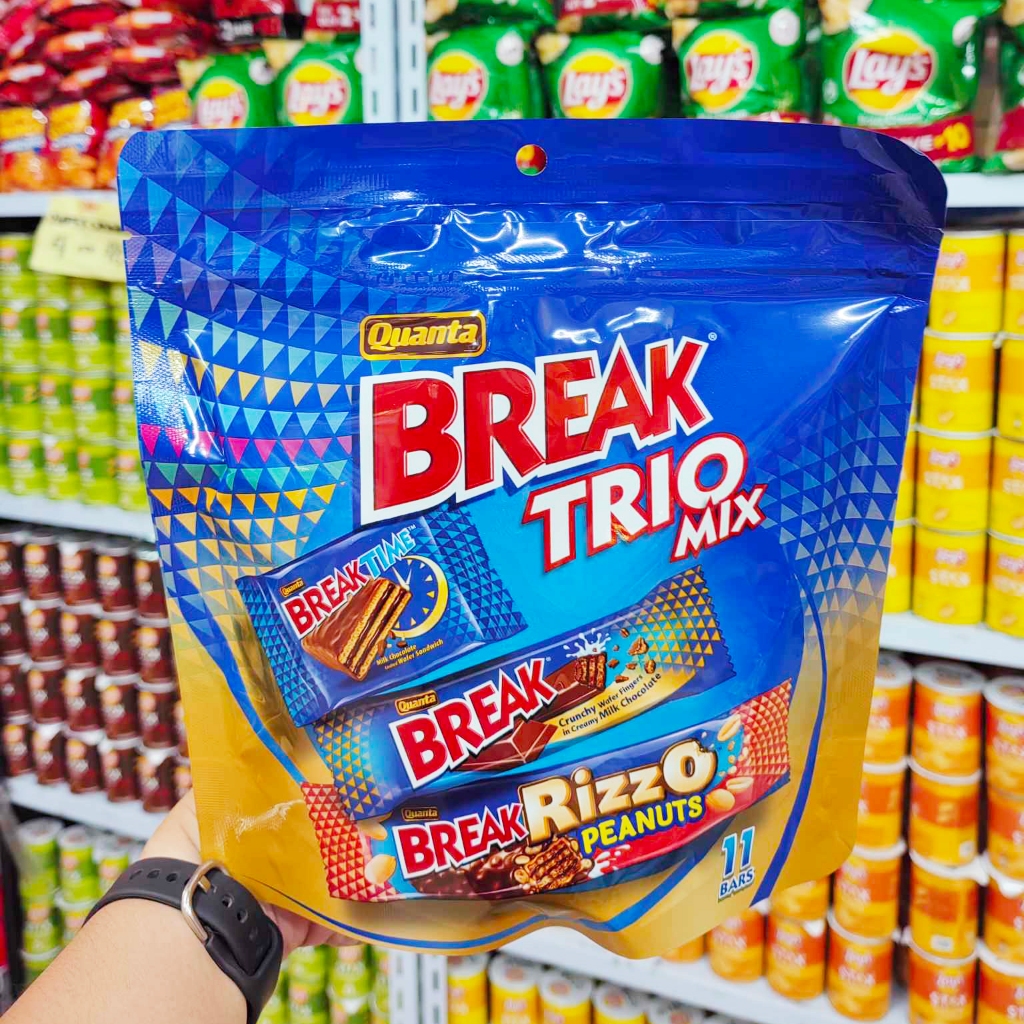 Quanta Break Trio Mix 11 Assorted Chocolate Bars Pack | Shopee Philippines