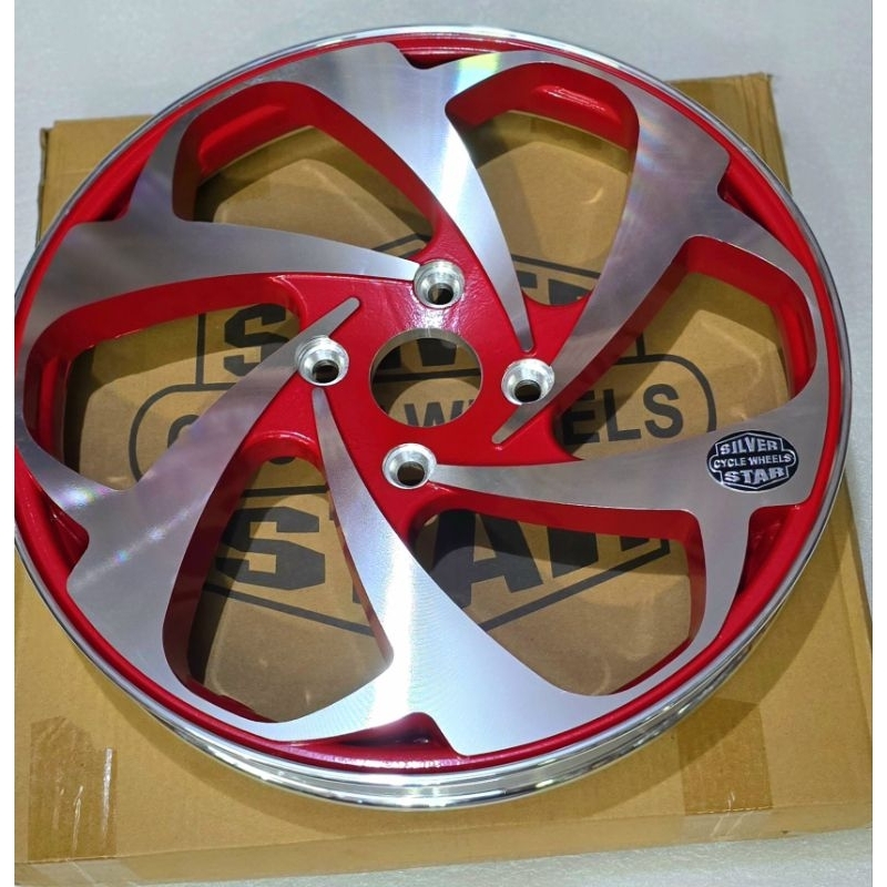 Motorcycle Sidewheel Mags Rim 17 Silverstar | Shopee Philippines