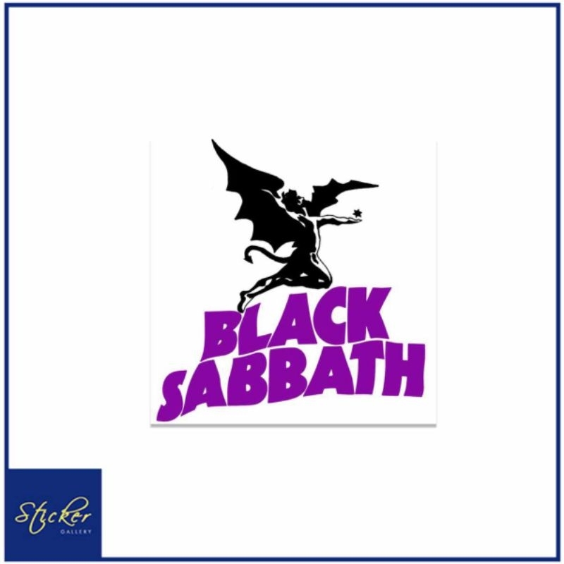 Black Sabbath Waterproof Vinyl Sticker | Shopee Philippines