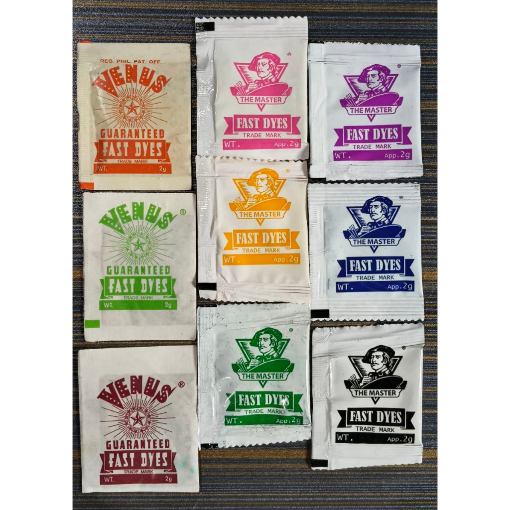 Fabric Dye Dyobos Guaranted Fast Dyes Aniline Colors / pc 2 Grams (The ...