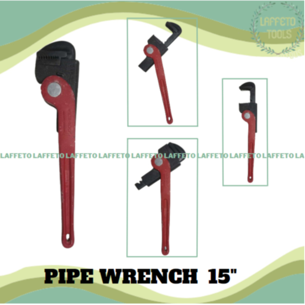 Japan Surplus Branded Pipe Wrench 15" Semi-Automatic & Chain Wrench 12 ...