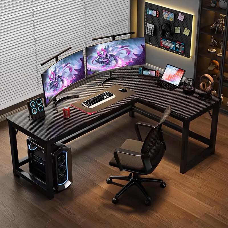 SUNNY Game Table L-Shaped Corner Table Office Desk Study Table (140*100 ...