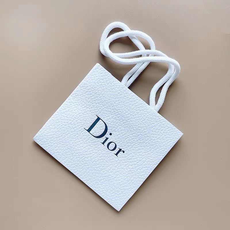Original Dior Paper Bag Holds Small Branded Jewelry Perfume Gift Boxes ...
