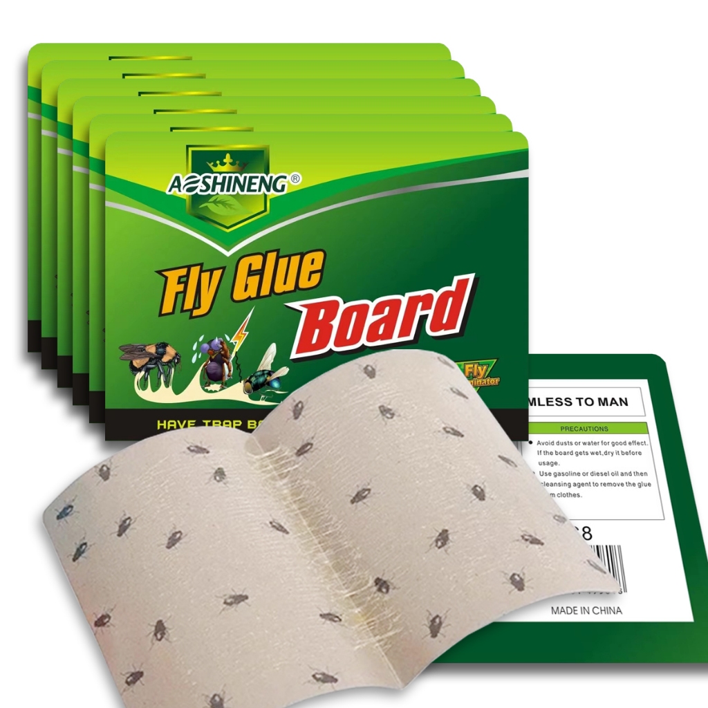 Fly Catcher Glue Board Fly Trap Board Traps Fruit Flies Kitchen Flies ...