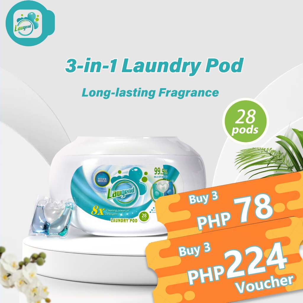 【Lasting Fragrance】Laugend 3-in-1 Laundry Pod, Laundry detergent ...