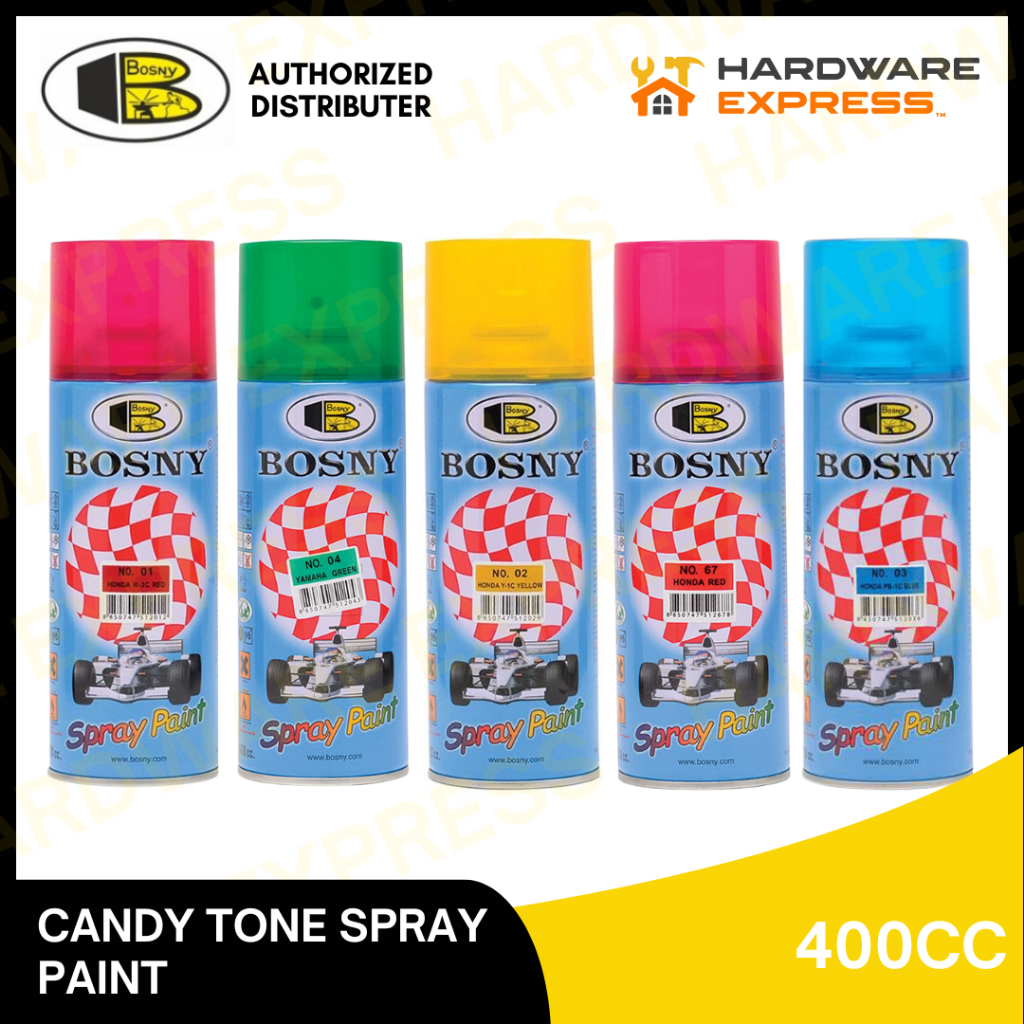 BOSNY Candy Tone Spray Paint | Shopee Philippines