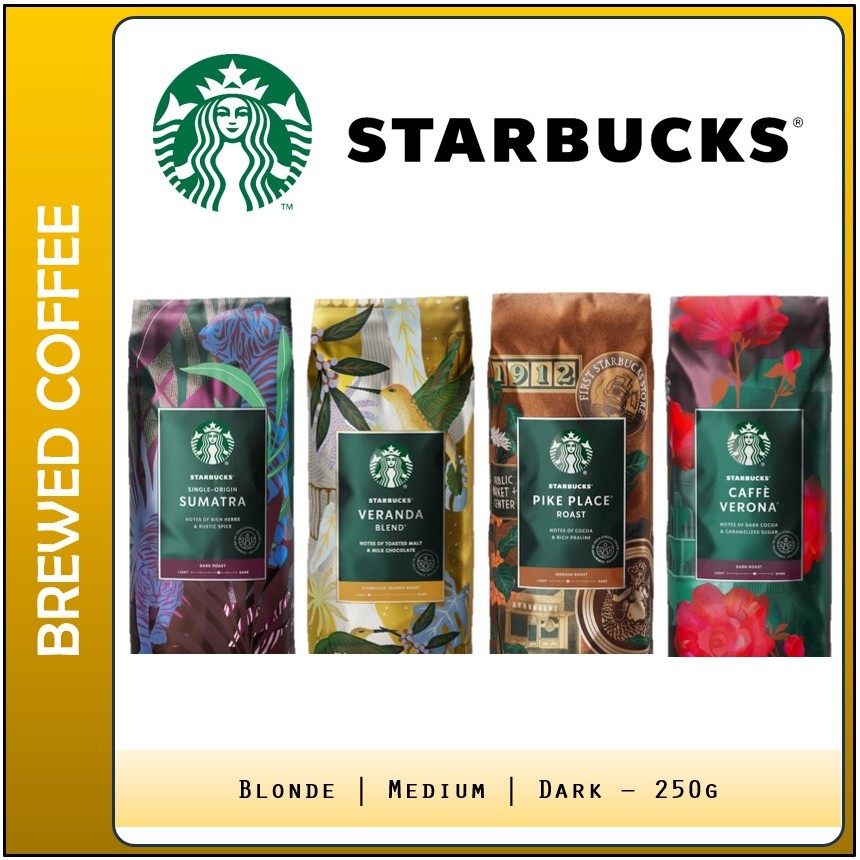 STARBUCKS Coffee Beans Blonde Medium Dark Roast Brew Kapeng Barako ...
