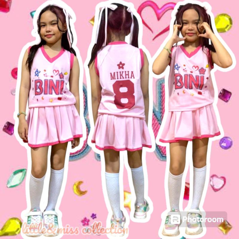 BINI SKIRT TERNO Drifit Fabric A4 sublimation Print Back to back Print ...