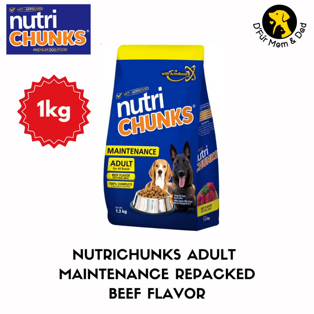 Nutri Chunks Maintenance Adult 1Kg | Shopee Philippines