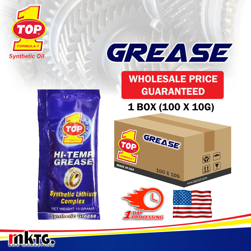 Rainy Sale: ₱100 OFF + Free Gift! Top1 Syn. Hi-Temp Grease - SACHET ...