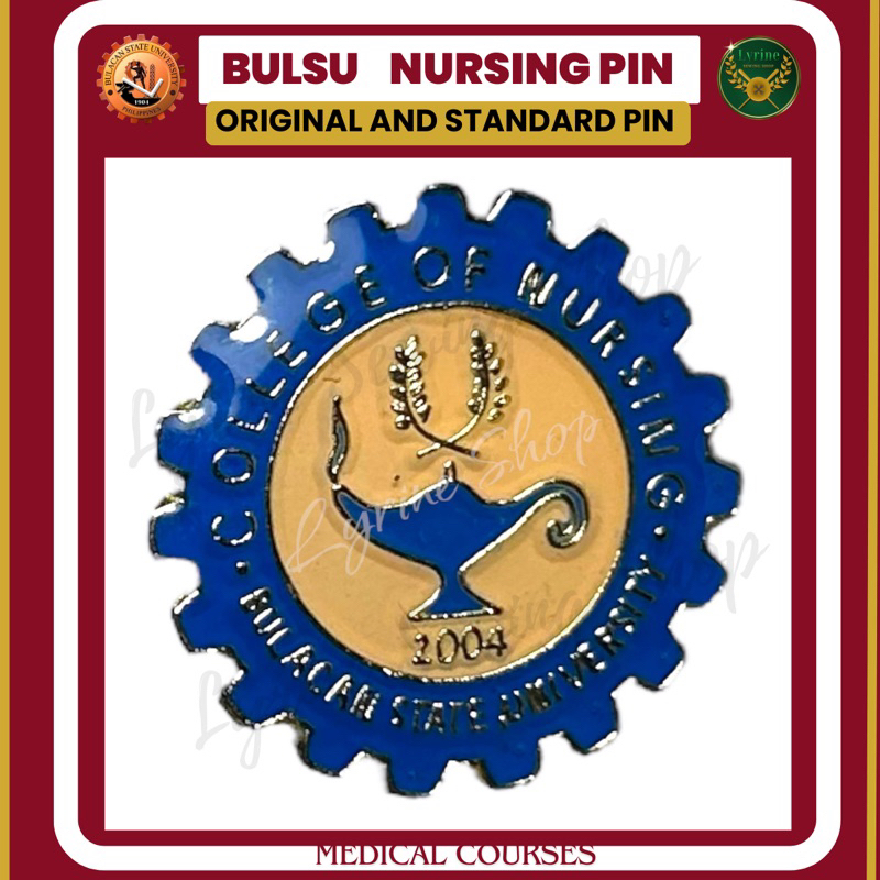 BULACAN STATE UNIVERSITY NURSING PIN (BULSU) | Shopee Philippines