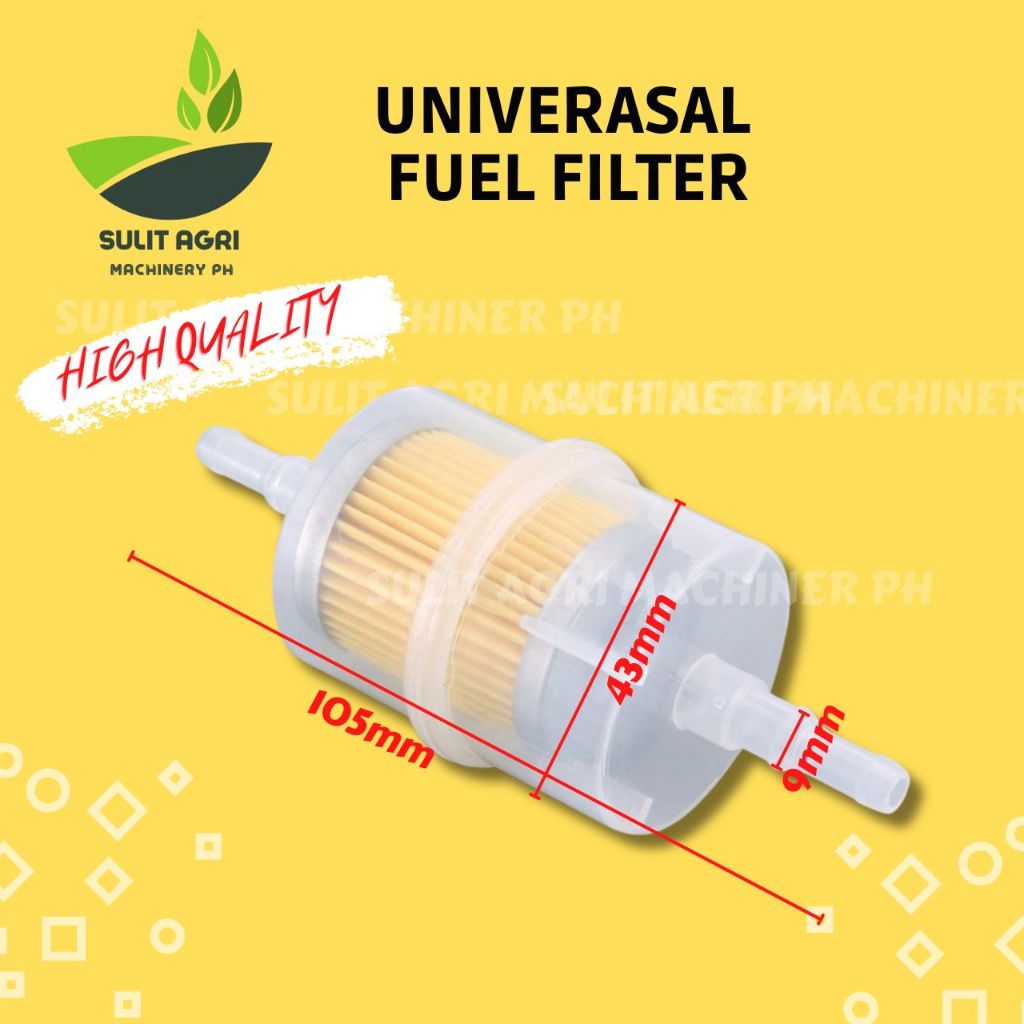 Fuel Filter Universal Aircooled Diesel Gasoline Engine In Line ...