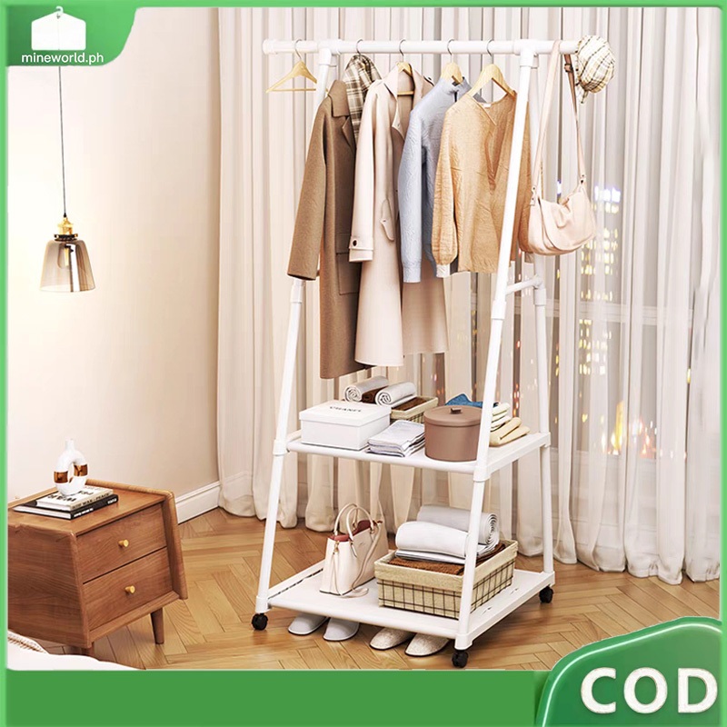 Triangle Removable Coat Rack Bedroom Clothes Hanger Versatile Rack with ...