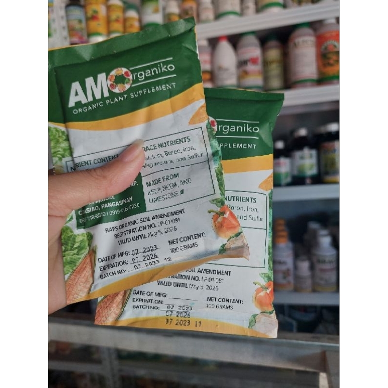 Amo - New Packaging - Organic Plant Supplement - 100 grams | Shopee ...