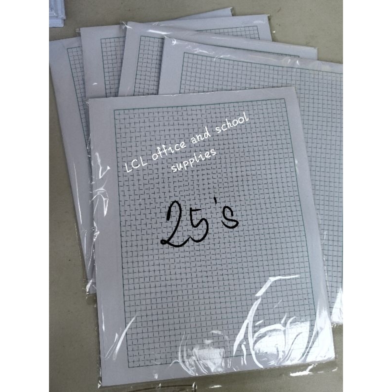 Graphing Paper sold per pack - 25's | Shopee Philippines