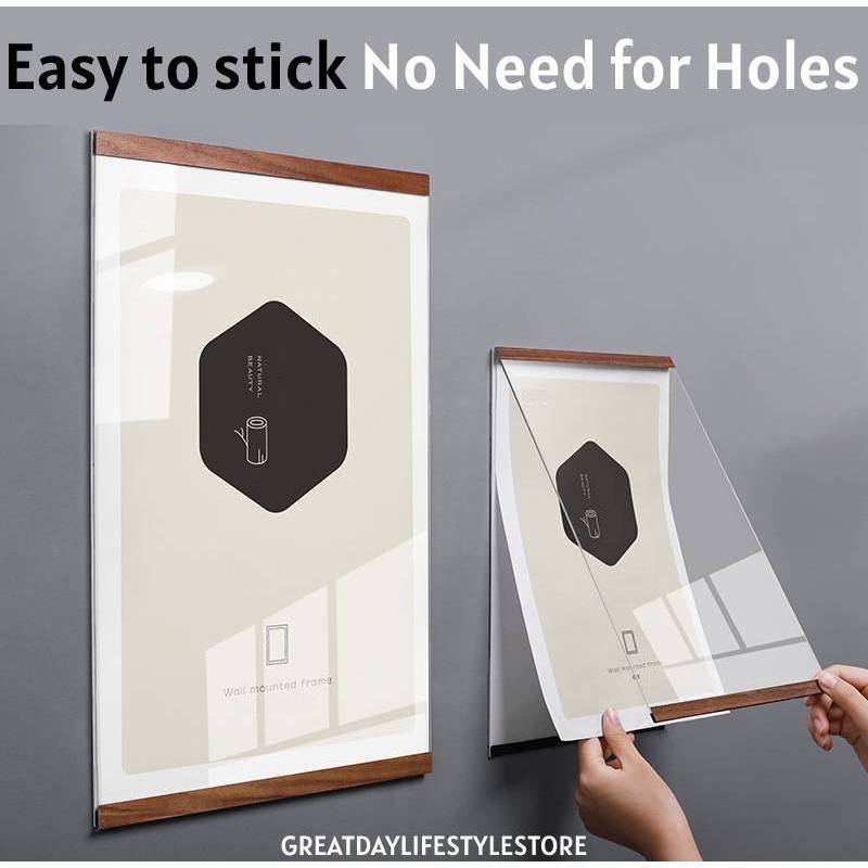 DURABLE Acrylic Display Board Frame Easy Stick | Shopee Philippines