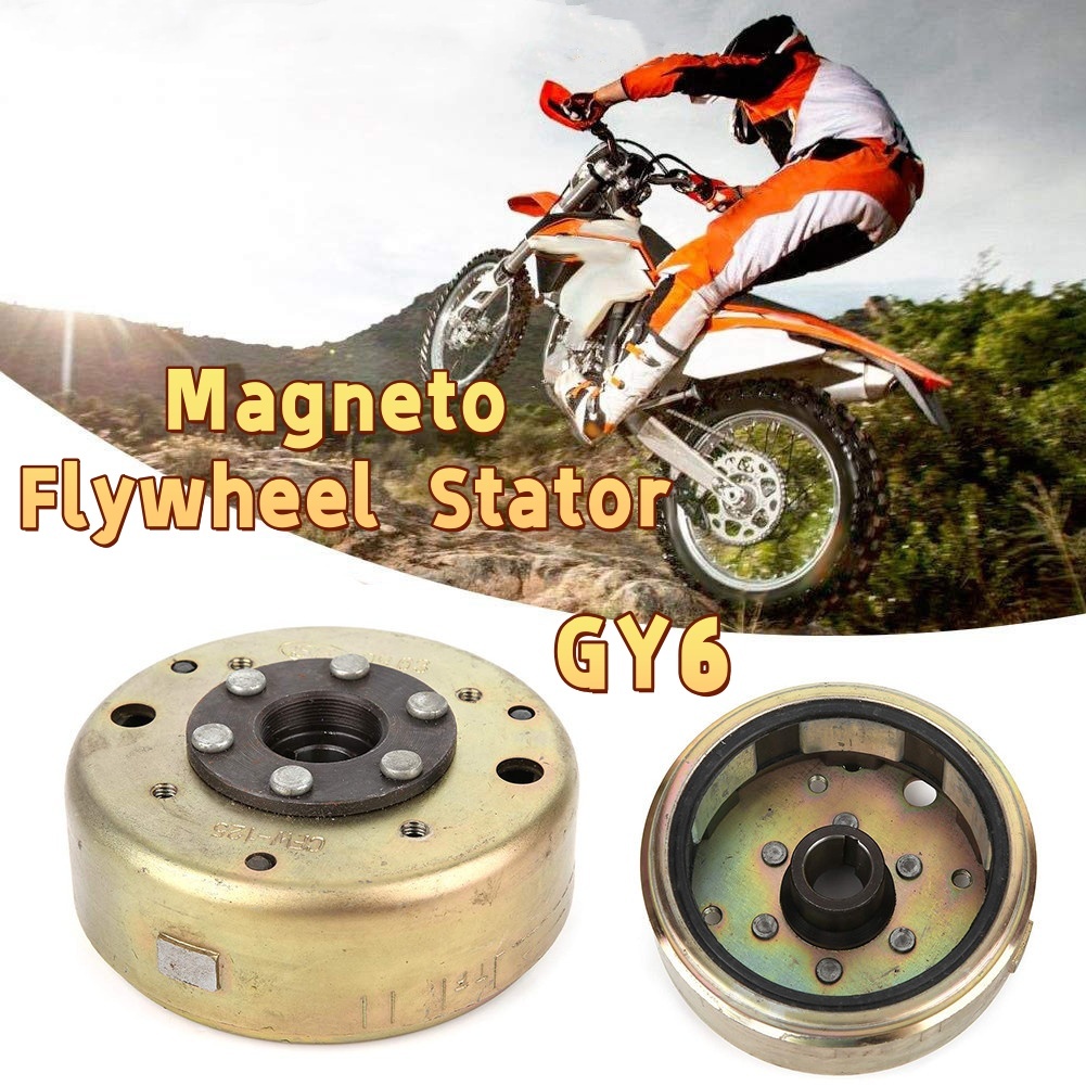 GY6 125/150 Coil 8 Pole DC Engine Magneto Stator Generator Coil GY6 ...