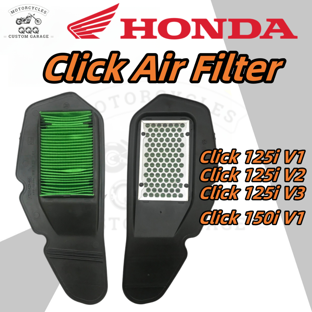 HONDA Click Air Filter Comp Air Cleaner Element Comp High Air Flow ...