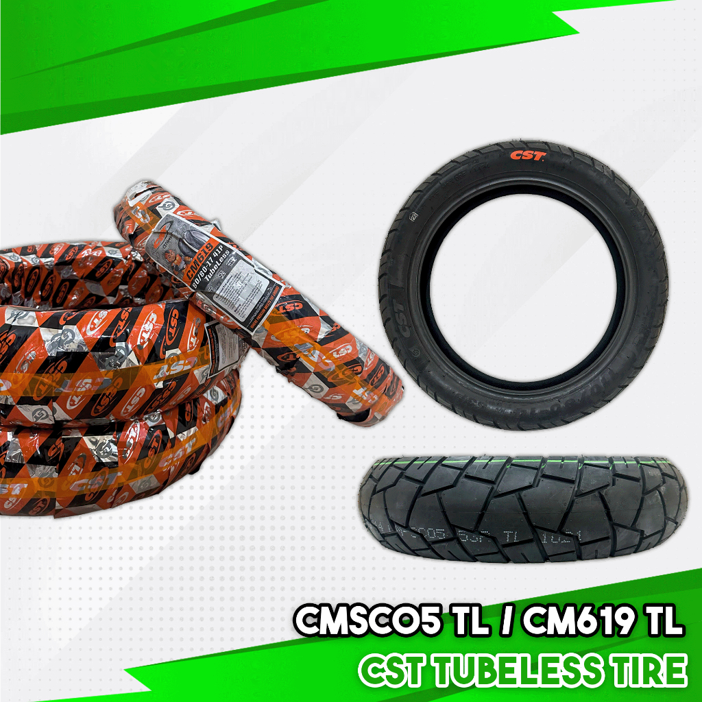 CST TUBELESS TIRE (CM-SC05 TL/CM619 TL) | Shopee Philippines