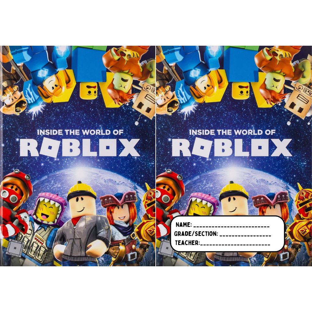Notebook! New Roblox Designs for Boys A5 Notebooks Quality Paper ...