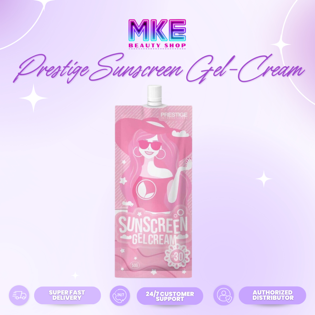 Prestige Sunscreen Gel Cream 50g | Shopee Philippines