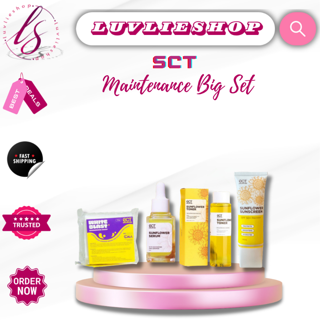 SCT Maintenance Big Set (choose white blast or sunflower soap) | Shopee ...