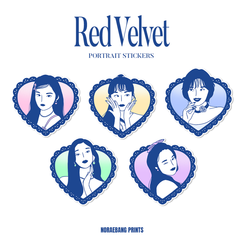 RED VELVET Waterproof Stickers | Shopee Philippines
