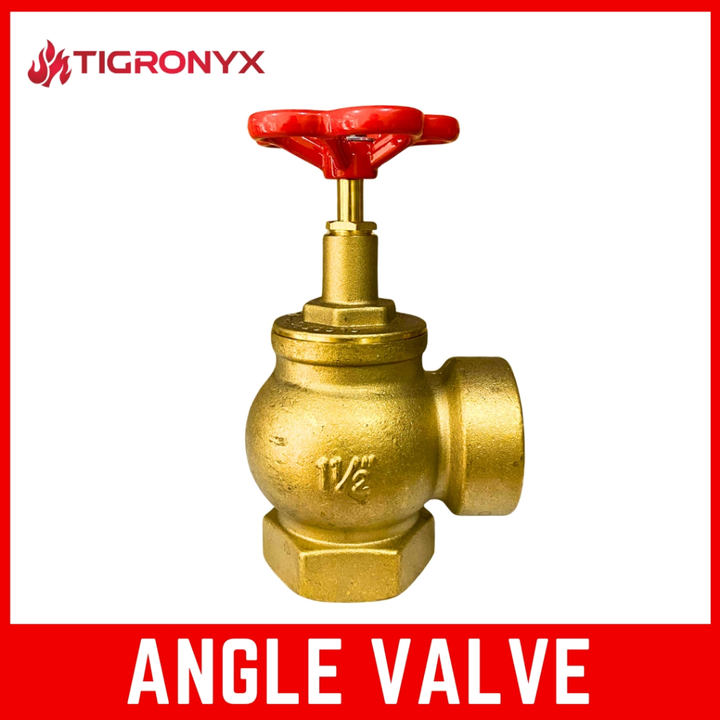 Brass Angle Valve 1-1/2" - For Fire Hose Cabinet | Shopee Philippines