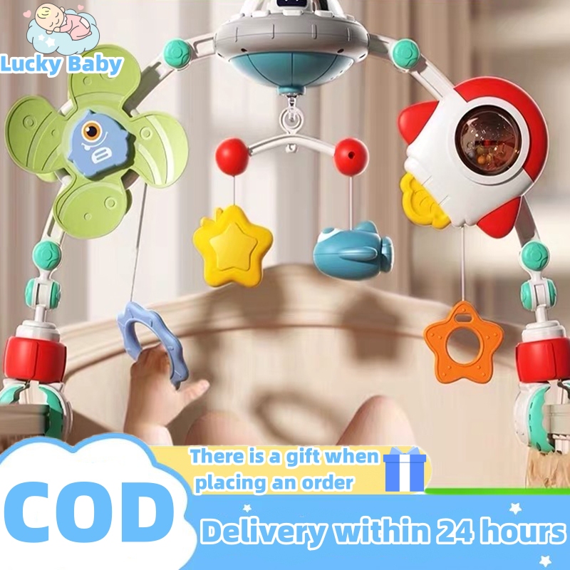 Hanging toys for baby Crib Multi-purpose Dining Chair Stroller Rattle ...